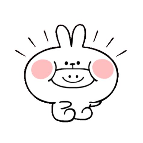 Sticker Maker Animation Spoiled Rabbit 2