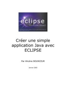 Créer une simple application Java avec netBeans