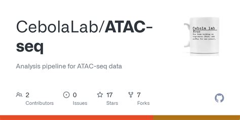 GitHub CebolaLab ATAC Seq Analysis Pipeline For ATAC Seq Data