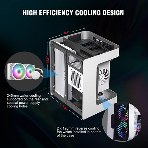 Slath Mini Itx Gaming Pc Case Darkflashus