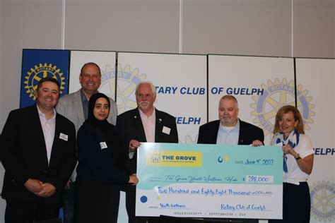 Guelph Rotary Club Donates 300000 Towards Youth Mental Health