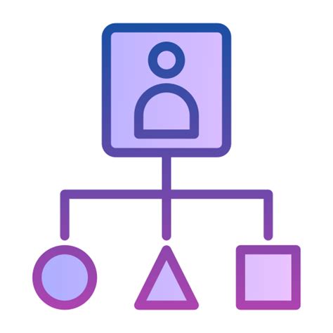 Hierarchy Structure Generic Gradient Lineal Color Icon