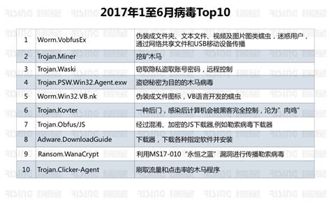 Linux病毒呈爆发式增长 ——2017年上半年中国网络安全报告 瑞星网