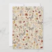 Rustic Boho Floral Butterflies Bridal Shower Invitation Zazzle