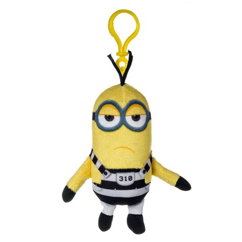 Minion Tim In Jail Plush Bag Clip 9096 3 Character Brands
