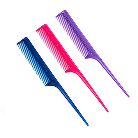 Styling Comb 2 Prong Assorted Colours Single Pack Star Industries