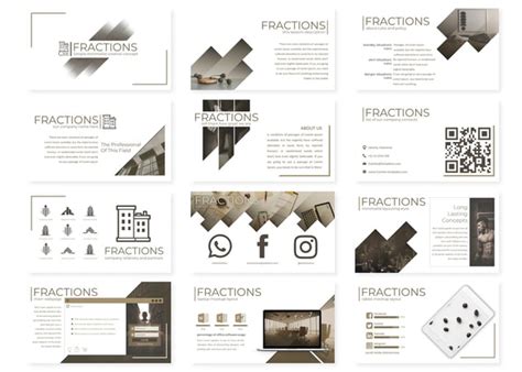 Дроби Шаблон Powerpoint Шаблоны презентаций Включая яркий и чистый