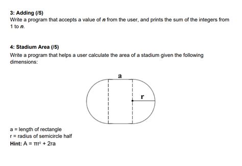 Solved 3 Adding 5 Write A Program That Accepts A Value