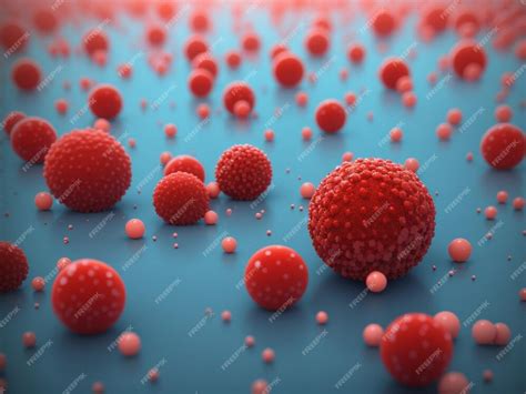 Premium Photo Cellular Dynamics Illustration Of Blood Cells With