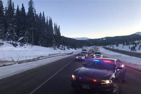 Westbound I 70 Reopens After Closure Near Vail Pass Summit Due To