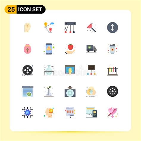 25 Universal Flat Colors Set For Web And Mobile Applications Egg Expand Science Arrows