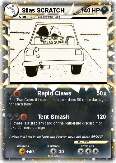 Pokémon Silas Scratch Rapid Claws X My Pokemon Card