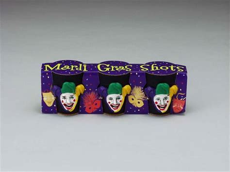 Mardi Gras Shot Glasses Set 56908 Nola Throws