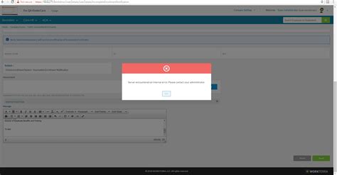 Wb 672 Incomplete Enrollment Notification Getting Server Error After