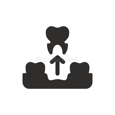 Tooth Remove Icon Stock Vector Illustration Of Tooth 244537354