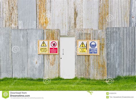 Building Site Stock Photo Image Of Warning Danger Symbol