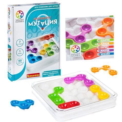 Настольная логическая игра "Антивирус Мутация" Bondibon развивающая ...