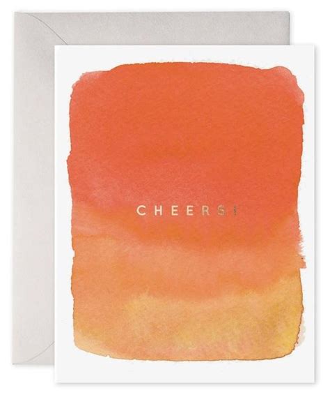 E FRANCES萬用卡 CHEERS 橘色淺層文字 誠品線上