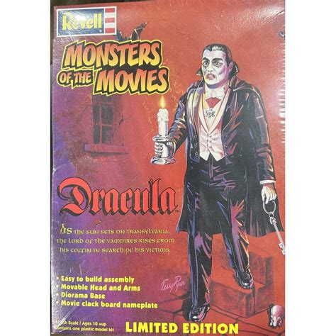 Famous Monsters Dracula Revell Model Kit Sealed 1999 Beatle Memories