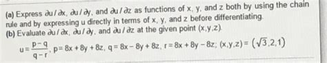 solved express partial differential u partial differential