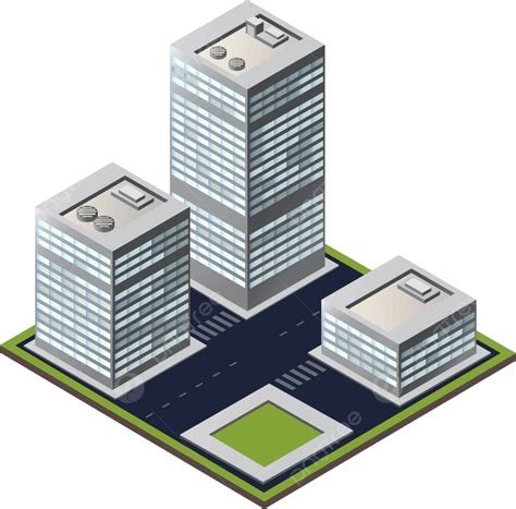 3d City Block Construction Real Exterior Vector Construction Real