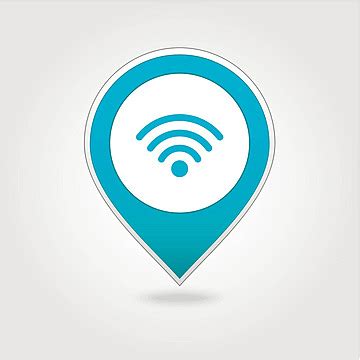 Wi Fi Map Pin Icon Vector Position Zone Vector Vector Position Zone PNG And Vector With
