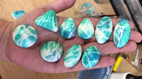 Cabochon Made With Polymer Clay Youtube