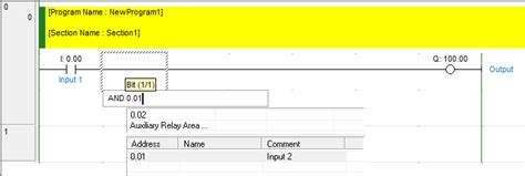 Dasar PLC Omron CP EN CX Programmer Rangkaian Tombol AND