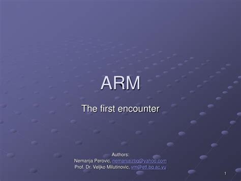 Ppt Arm Powerpoint Presentation Free Download Id244260