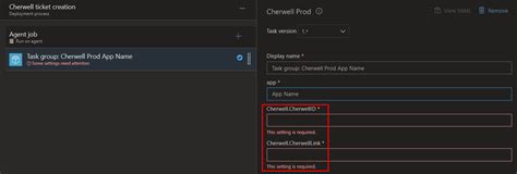 Azure Task Groups Asking For Output Variables That Should Be Created