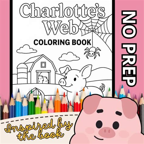 Charlottes Web Coloring Pages Printable Literature Activities For