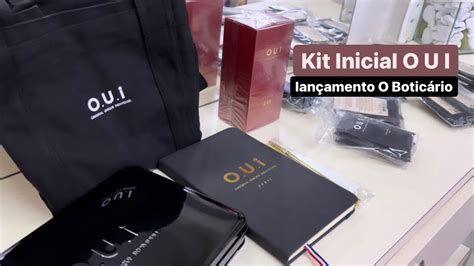 Kit Inicial da linha OUI linha de perfumaria nova da Boticário YouTube