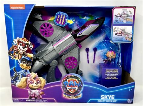 Paw Patrol The Mighty Movie Transforming Jet Lights Sounds And Modellino