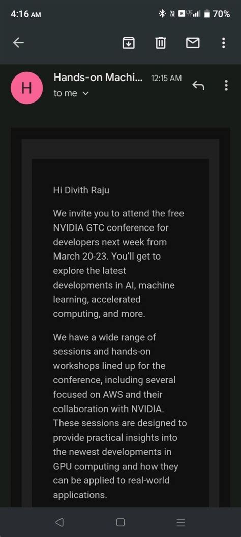 Divith Raju On Linkedin Nvidiaconference Aiinnovation