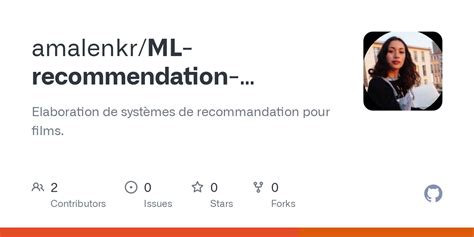 Github Amalenkrml Recommendation Systems Elaboration De Systèmes De