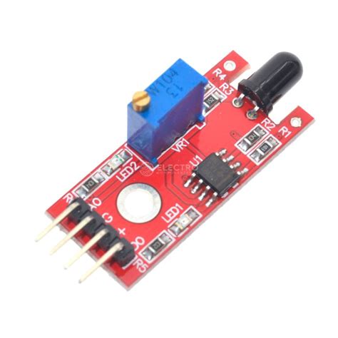 Modulo Sensor De Llama Ir 760nm 1100nm Flama Fuego Ky 026