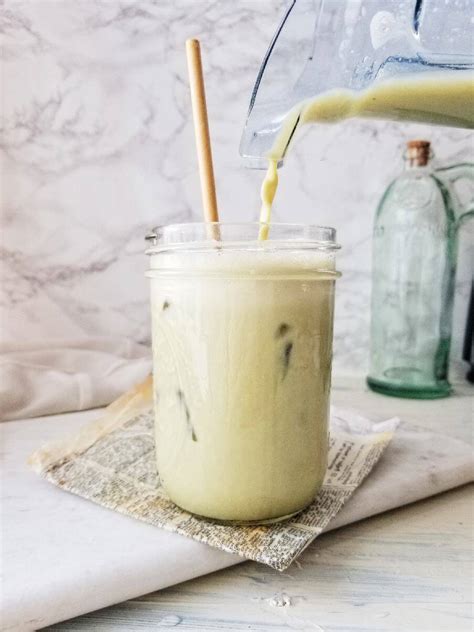 Blender Iced Matcha Latte The Hint Of Rosemary