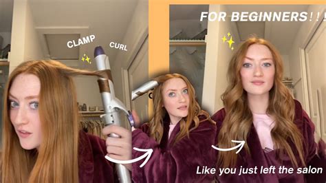 How To Curl Hair With Clamp Curling Iron For Beginners Easiest