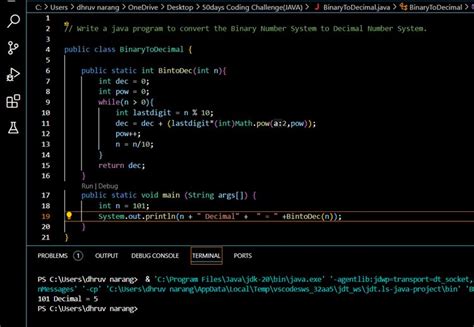 dhruv narang on linkedin 50 days coding challenge on java 📆 day 6 50