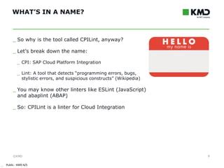 Automate Your Integration Governance With Open Source Software Ppt