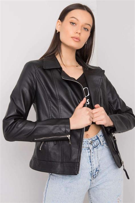 Adaliya Bőrkabát Fekete Fiataldivat Hu