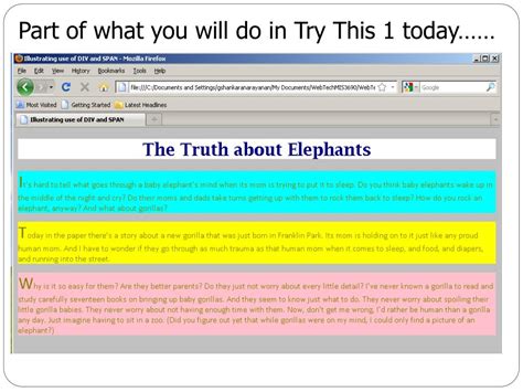 Ppt Stylizing Pages Using Css And Creating A Table In Xhtml