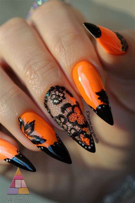 Halloween Nail Art Extravaganza From Spooky To Sophisticated Orange