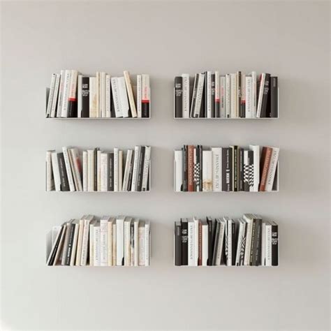 UNITURE er Set Wandregal weiß Moderne Regal Wand Design x cm Bücherregal schwebend