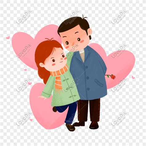 손으로 그린 발렌타인 꽃 그림 Png 일러스트 무료 다운로드 Lovepik