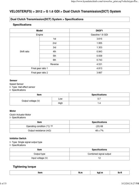 Dual Clutch Transmission Dct System Automatic Transaxle Dct