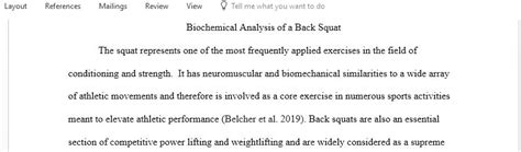 A Biomechanical Video Analysis Of A Chosen Sport Skill Exercise Or