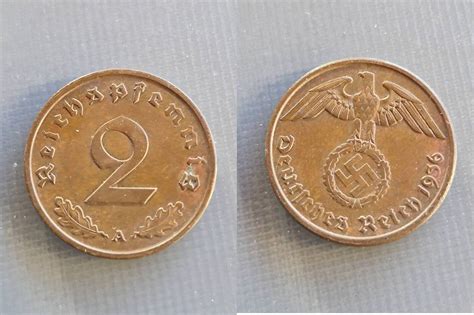 A Drittes Reich Pfennig Vz MA Shops