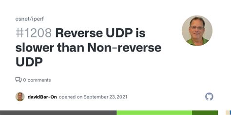 Reverse Udp Is Slower Than Non Reverse Udp · Issue 1208 · Esnetiperf