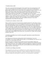 CS1104 Learning Journal Unit 3 Docx 1 Describe What You Did This